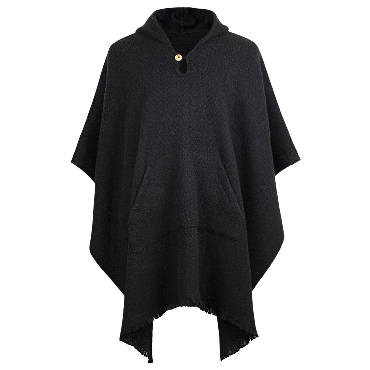 Condolanga - Lama Wol Unisex Zuid -Amerikaanse Handwoven Poncho Met ...